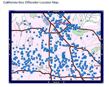 Offender Map California The Sex Offender Registry: Lifetime Of